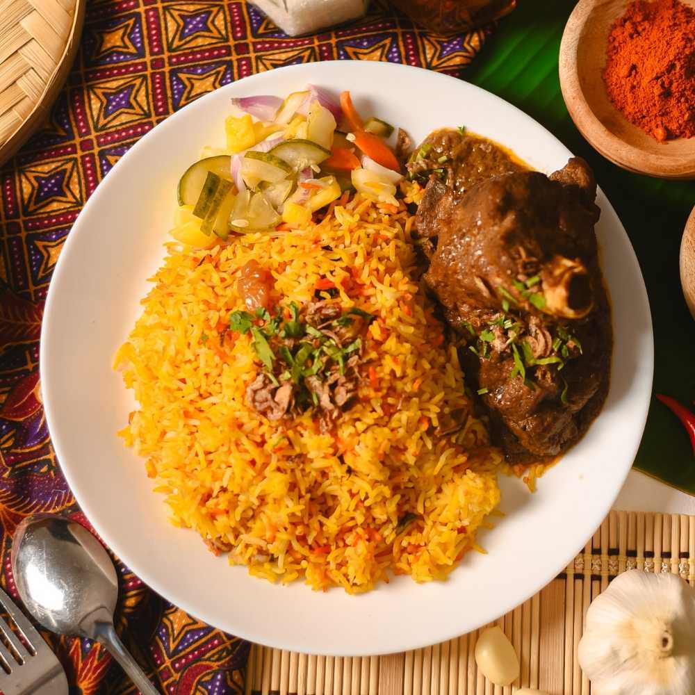 Menu Nasi Beriani Gam Ulu Tiram