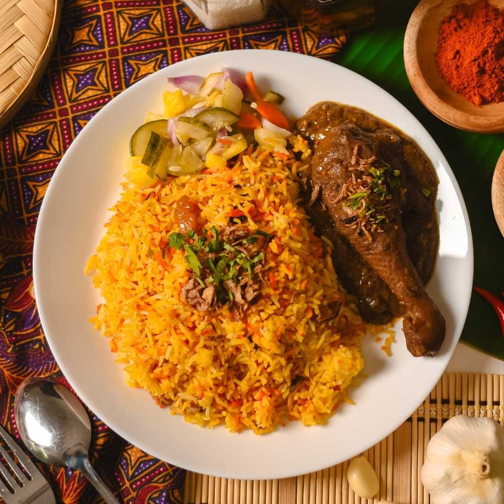 Menu Nasi Beriani Gam Ulu Tiram